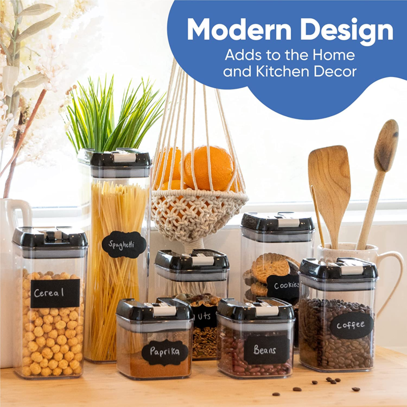 Airtight Food Storage Containers for Kitchen Pantry Organization